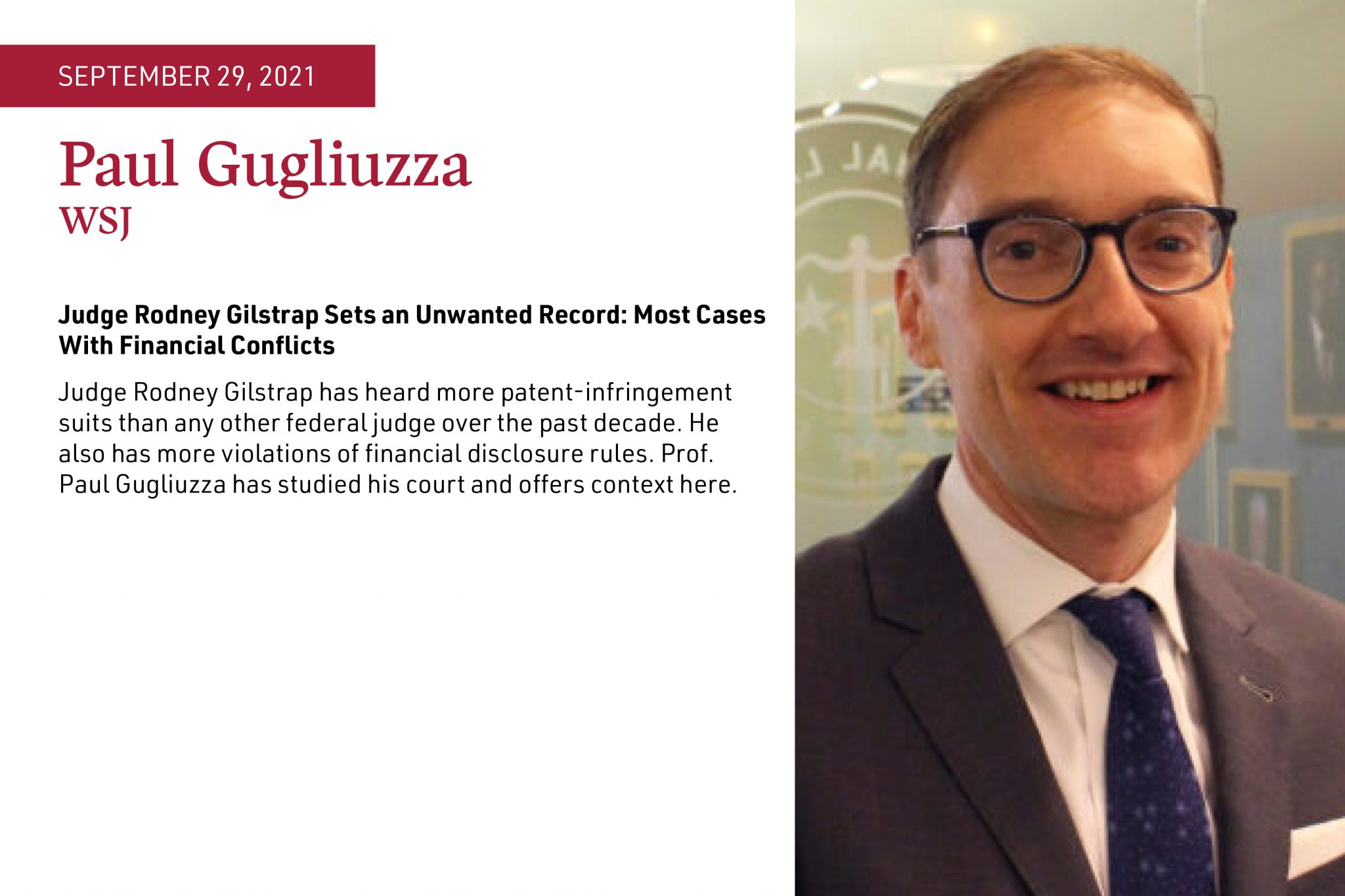 Judge Rodney Gilstrap Sets an Unwanted Record: Most Cases With ...